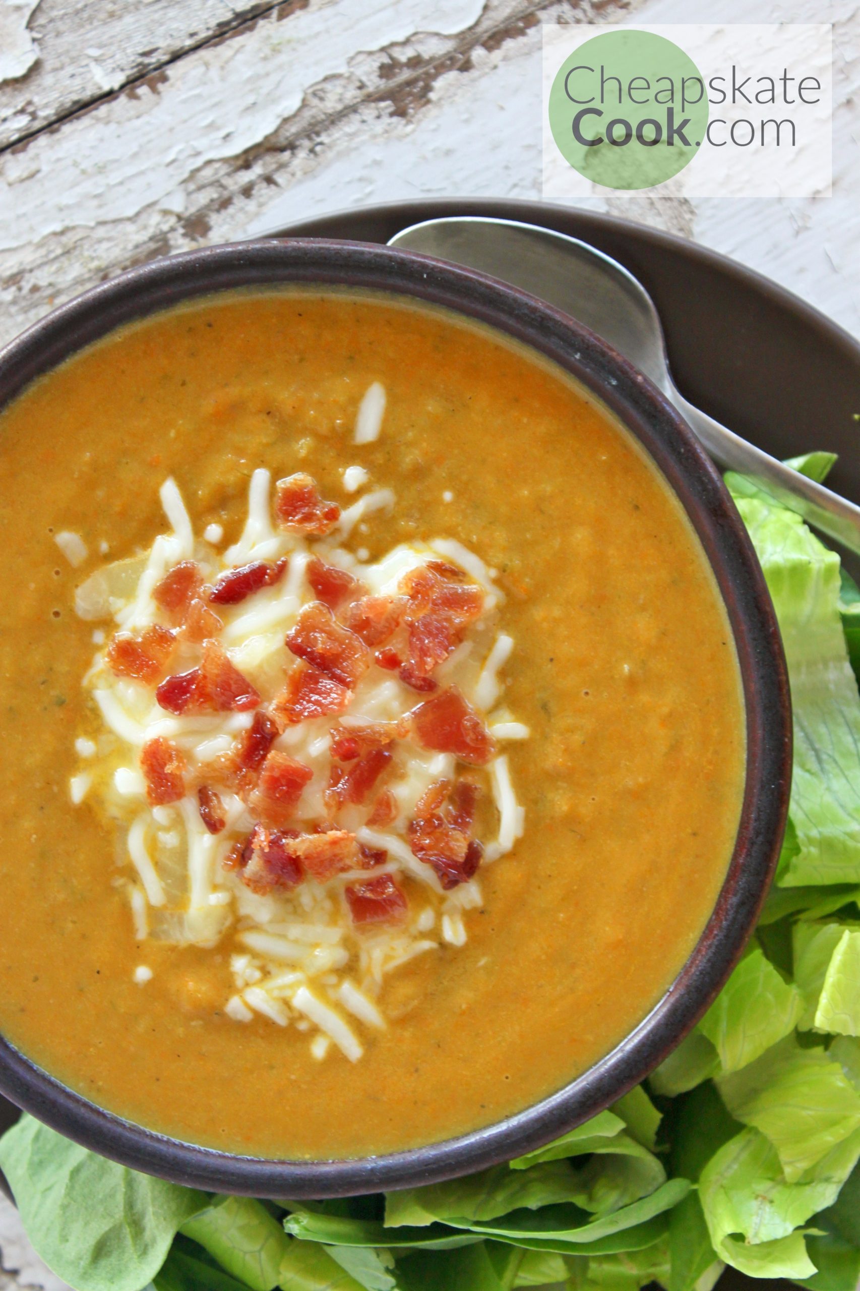 Easy, Frugal Potato Peel Soup • Cheapskate Cook