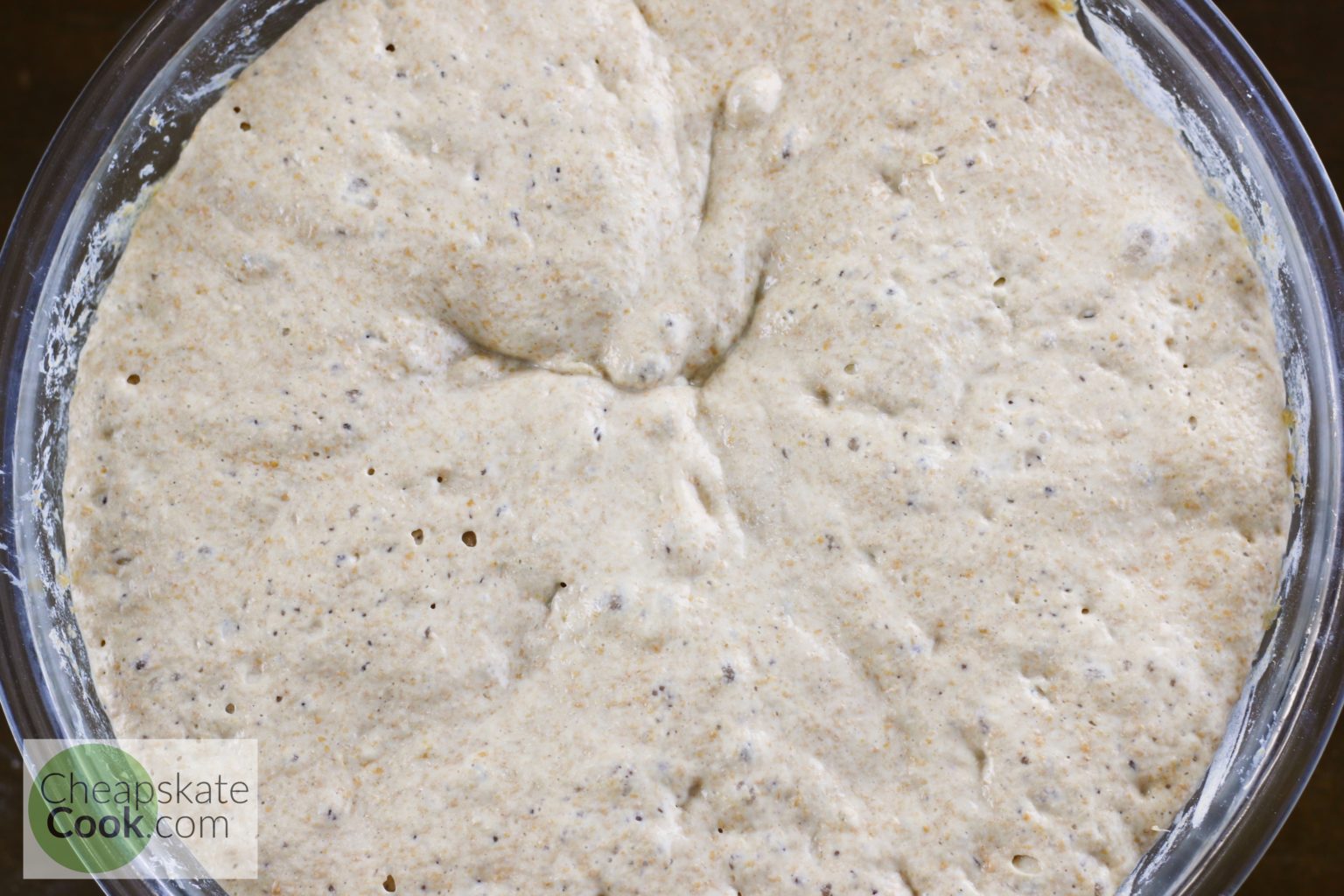 Easy Sourdough Bread Recipe: Just Mix, Rise, Pour, Bake! • Cheapskate Cook
